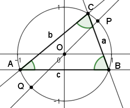 à partir d’un point arbitraire